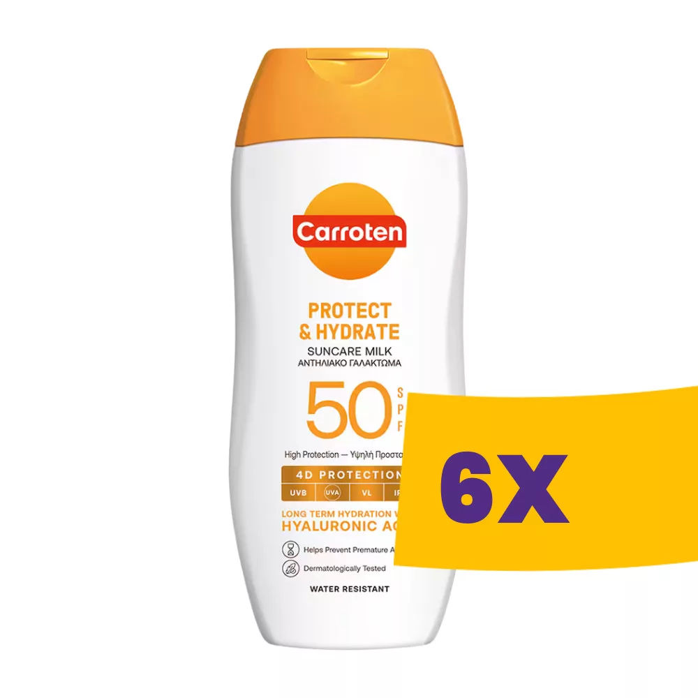 Carroten Protect & Hydrate naptej SPF50 200ml (Karton - 6 db